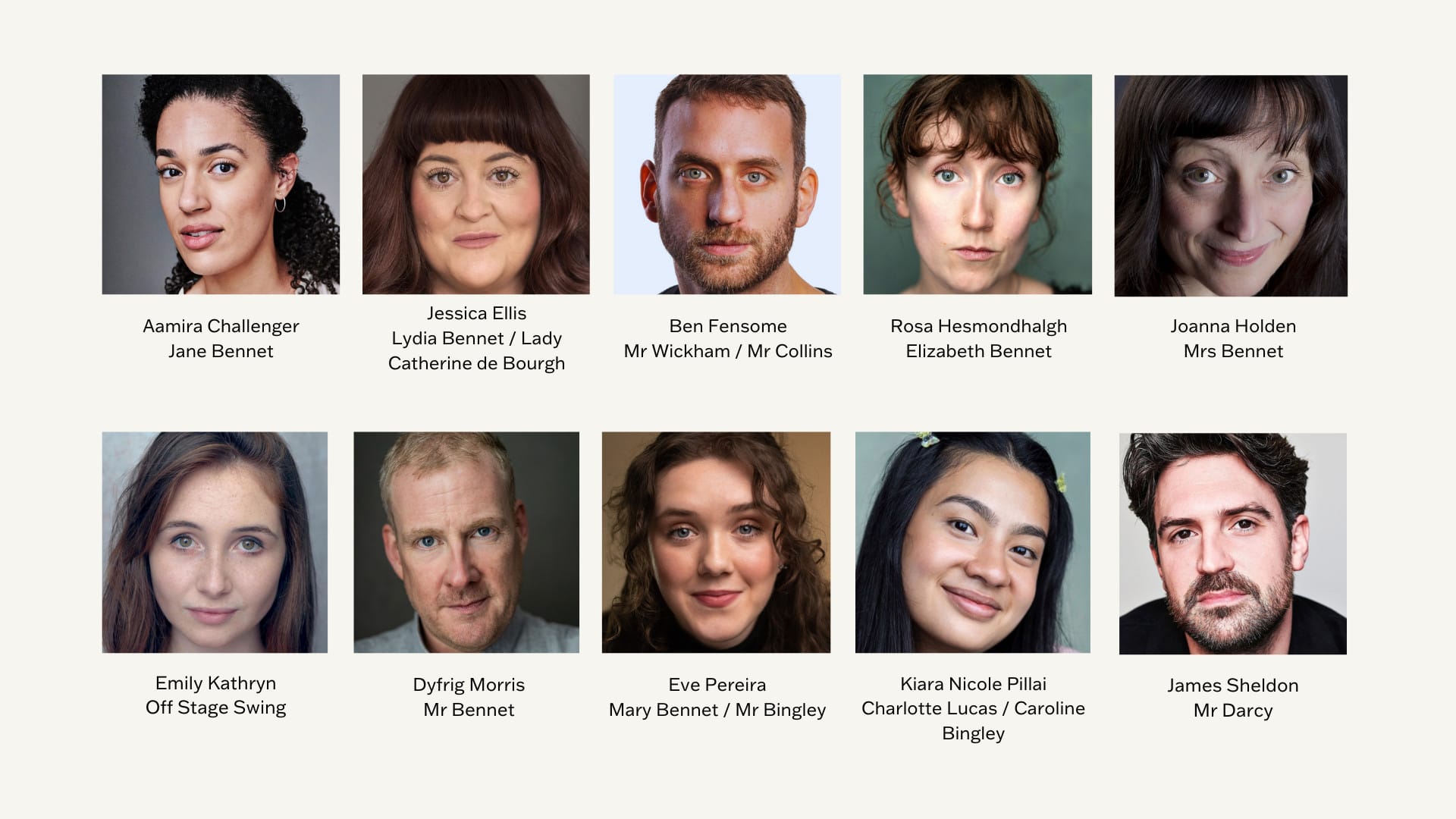 Full cast announced for Pride & Prejudice - Theatre by the Lake